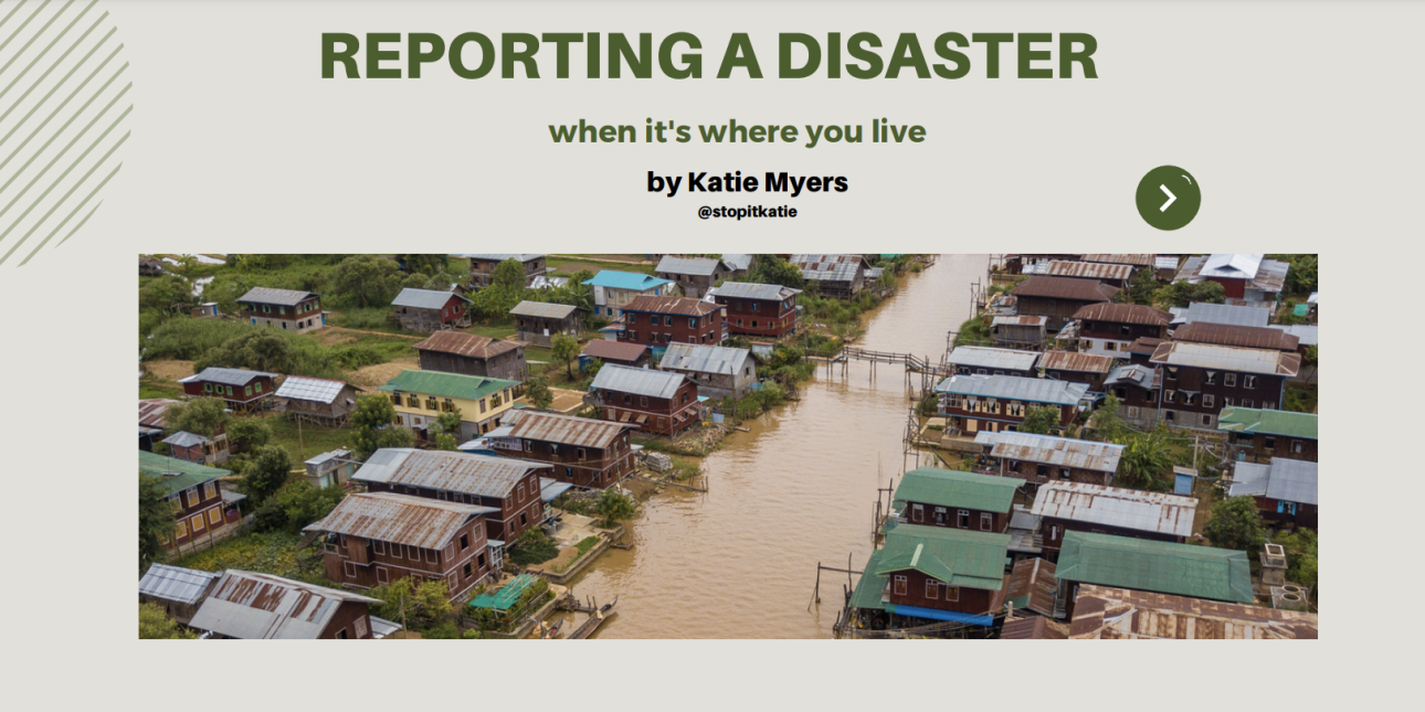 Reporting a Disaster When It's Where You Live | Solutions Journalism ...